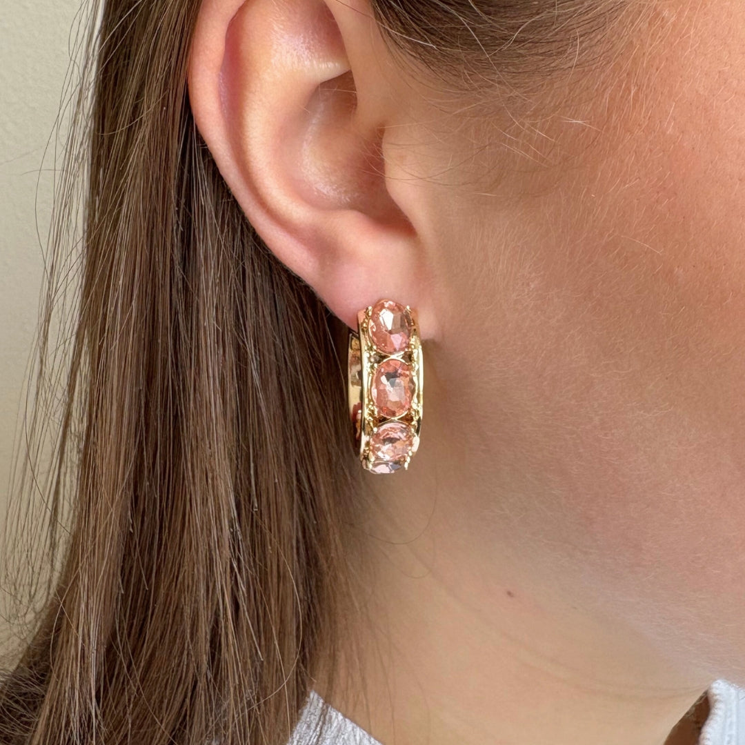 Nova Hoops - Blush | Paulie Pocket